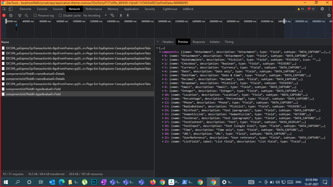 Non-availability of UI component on Cosmos react Pega 8.6(Personal edition) mentioned in design ...